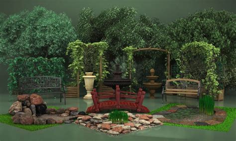 Garden Elements Archmodels Vol 105 Evermotion
