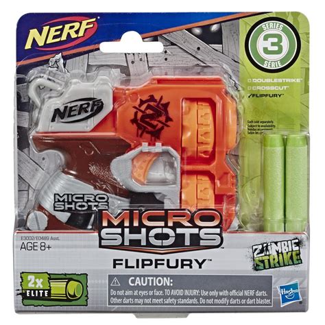 Nerf Microshots Zombie Strike Flipfury Blaster Time