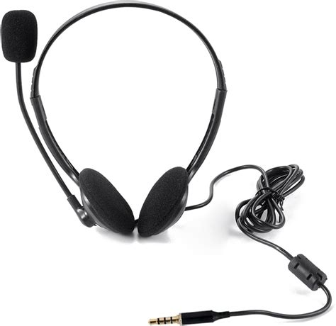 Amazon Com Usb Headset With Mic Wired Computer Headphones Noise Cancelling Headset Gamings