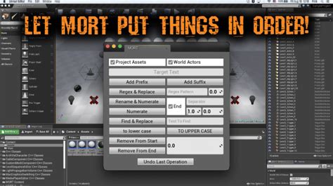 Multi Objects Renaming Tool V32 Ue5154 Shop Assets 3d