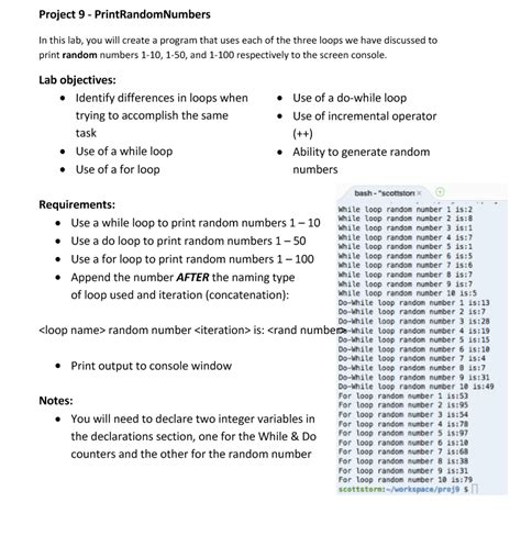 Solved Project PrintRandomNumbers In This Lab You Will Chegg Com