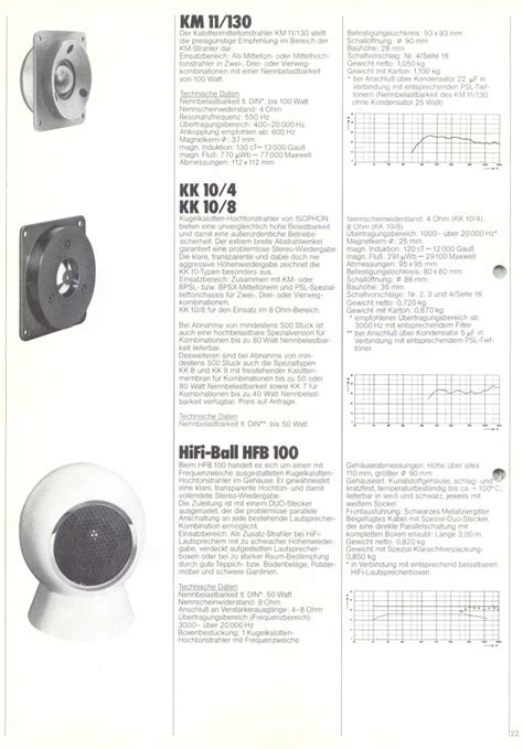 Infrequent Sound Sextex Technology Isophon Kk10 48 Ohm Kalotten