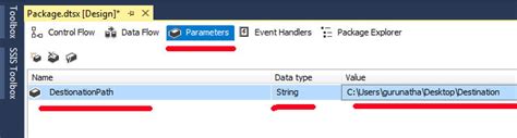 Use Of Parameters And Environment Variables With Project Deployment In Ssis Learn Msbi Tutorials