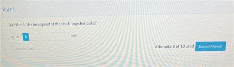 Solved Two Disks Are Initially At Rest Each Of Mass