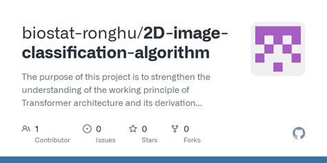 GitHub Biostat Ronghu D Image Classification Algorithm The Purpose Of This Project Is To