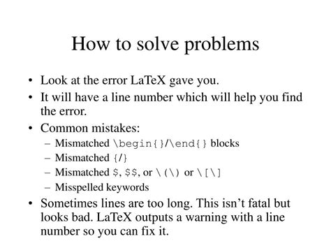 Ppt Latex Introduction Powerpoint Presentation Free Download Id414354