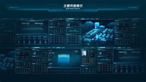 大屏数据可视化设计智慧油库监测系统 电脑软件 UICN用户体验设计平台