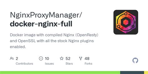 GitHub NginxProxyManager Docker Nginx Full Docker Image With Compiled Nginx OpenResty And