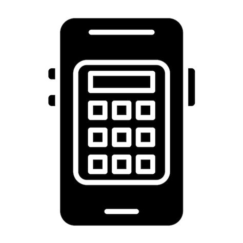 Premium Vector Vector Design Mobile Calculator Icon Style