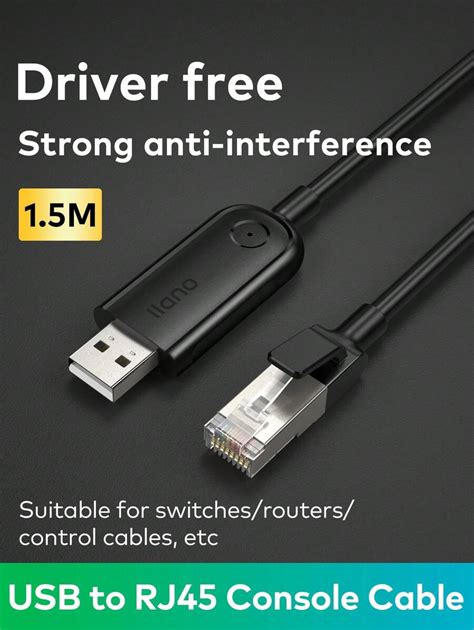 5 Ft Usb Console Cable Usb To Rj45 Serial Adapter Compatible With