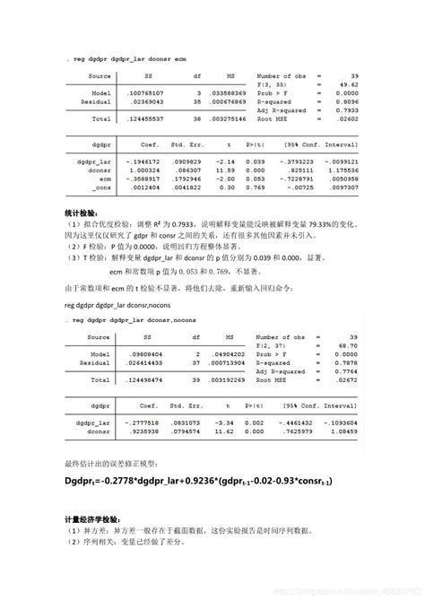 Stata实验——关于我国gdp增长率和cons增长率stata Gdp预测 Csdn博客 Stata实验——关于我国gdp增长率和cons增长率stata Gdp预测 Csdn博客