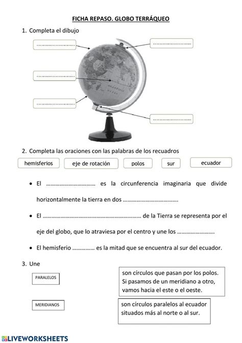 Movimientos De La Tierra Fichas De Ciencias Sociales