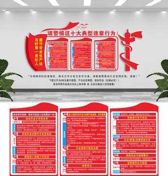 安全生产十大典型违章行为设计模板下载 宣传展板模板素材下的党建展板设计模板 汇图网