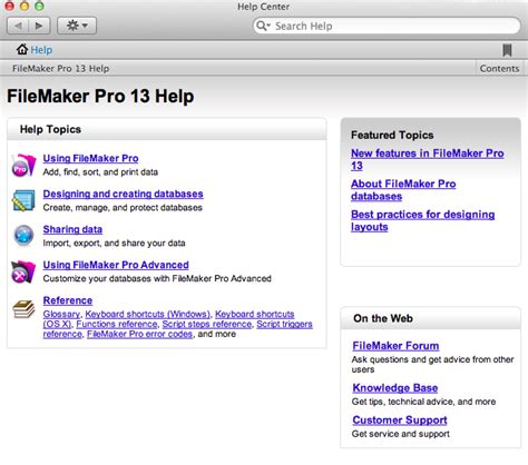A Getting Help Filemaker Pro 13 The Missing Manual [book]