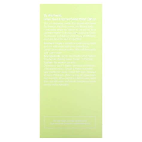 By Wishtrend, Green Tea & Enzyme Powder Wash, 3.88 oz (110 g)