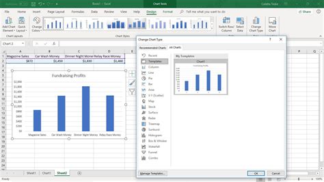 how to create a chart in excel using shortcut keys