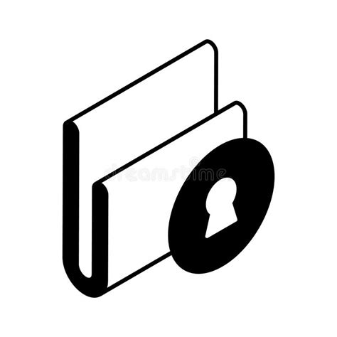 Secure Folder Vector Design In Modern And Trendy Style Stock Vector