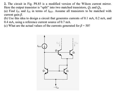 2 The Circuit In Fig P8 85 Is A Modified Version Of The Wilson