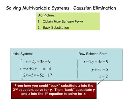 Ppt 73 Multivariable Linear Systems Powerpoint Presentation Free
