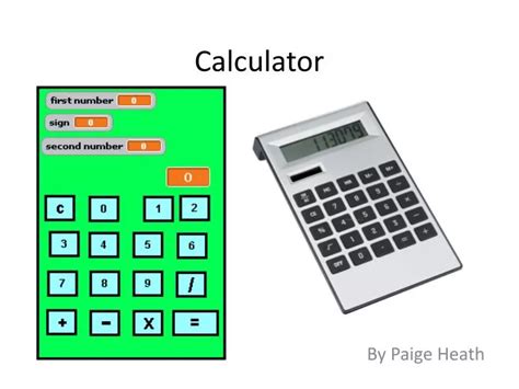 PPT Calculator PowerPoint Presentation Free Download ID 2018362