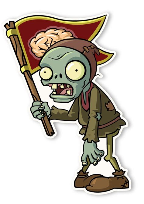 Zombi Campesino Abanderado Wiki Plants Vs Zombies Fandom