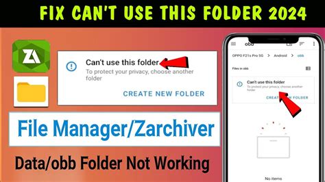Zarchiver Cant Use This Folder Zarchiver Obb File Problem Zarchiver Android Access