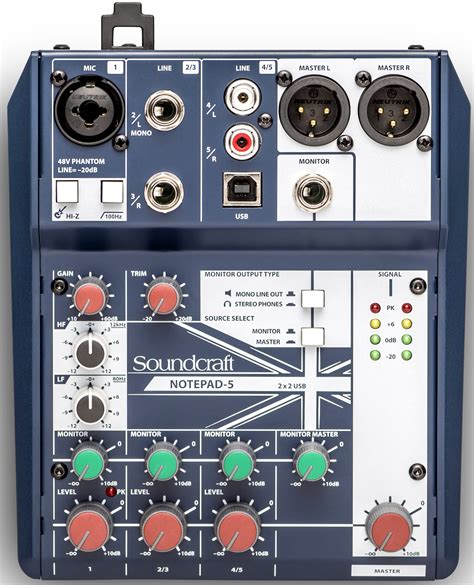 Soundcraft Notepad 5 Small Format Analog Mixing Console Walmart Canada