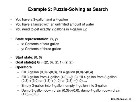 PPT Notes 2 Problem Solving Using Search PowerPoint Presentation Free Download ID 2763233