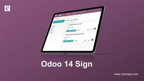 Odoo 14 New Features In Contract Ppt