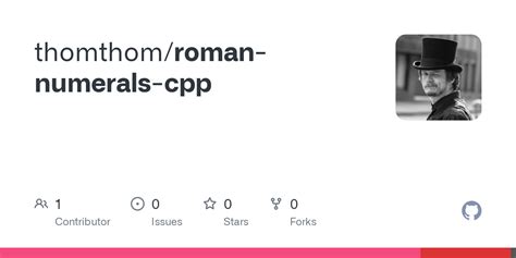 GitHub Thomthom Roman Numerals Cpp