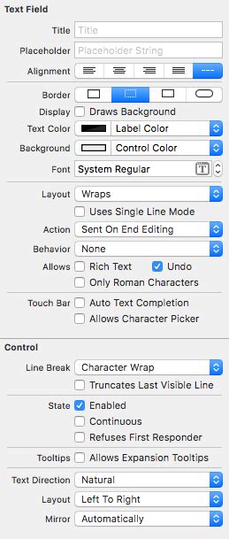 macos multi line nstextfield not working stack overflow