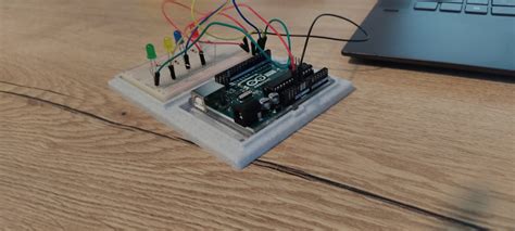 Arduino Uno And 30 Row Breadboard Mount By Nimrod Ben Yossef Download