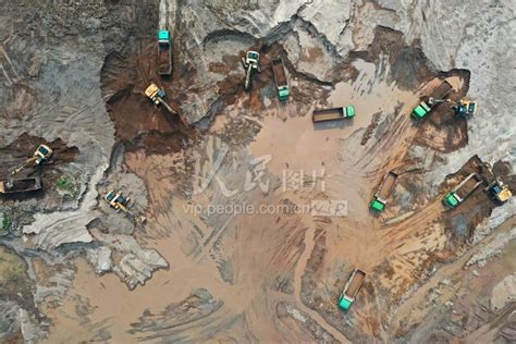 浙江义乌：双江水利枢纽工程建设如火如荼 人民图片网