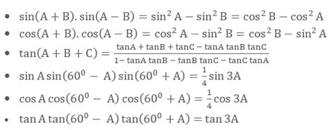 Trigonometric Functions Of Sum And Difference Of Two Angles IIT JEE Sum And Difference Of Two