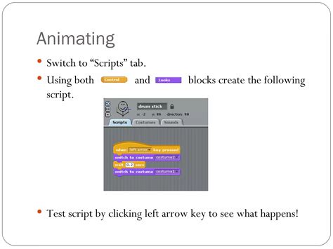 scratch lesson 3 interactivity ppt computer animation computer software and applications