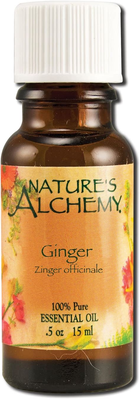 Natures Alchemy Essential Oil Ginger 05 Fl Oz Health