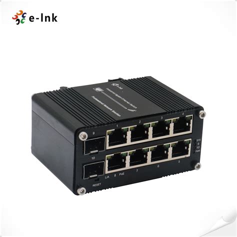 Mini Managed Industrial Ethernet Switch Sfp Redundant Power Inputs