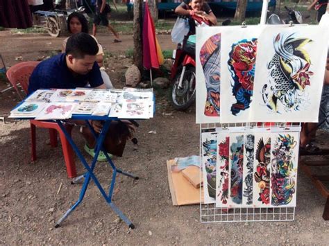 แททท แทททูสติกเกอร์ติดผิว เหมือนรอยสักจิง Tattoo Sticker