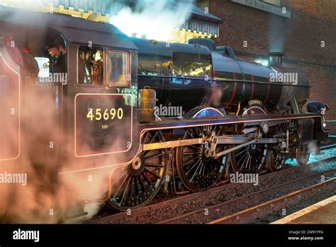 Lms Jubilee Class 6p 4 6 0 No 45690 Leander Steam Locomotive At Bury