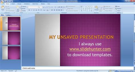 Recover A PowerPoint File From The Temp Folder