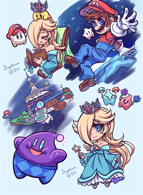 Rosie Supnovagy Hungry Luma Super Mario Galaxy Luma Mario Lumalee Mario Rosalina