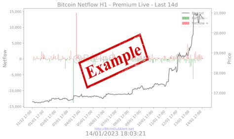Bitcoin Netflow H1 Btcinoutalert