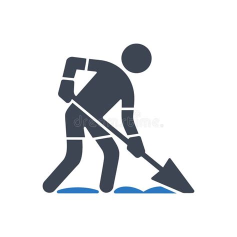 Construction Worker Labor Icon Stock Vector Illustration Of Sign Occupation 379325473