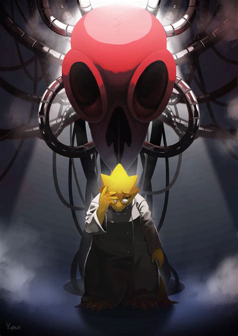 Alphys Undertale Absurdres Highres Girl Artist Name Colored Skin