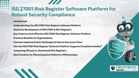 Iso 27001 Risk Register Software Platform For Robust Security Compliance