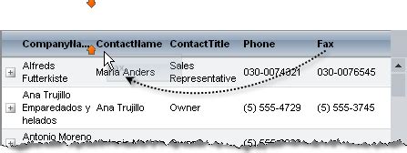 Telerik Web Forms Grid Columns Reordering Telerik Ui For Asp Net Ajax