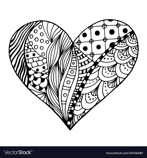 Romantic Heart Drawing