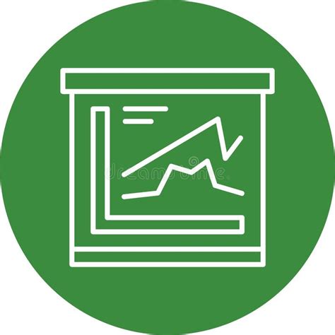 Line Chart Vector Icon Design Stock Vector Illustration Of Lines Vector 343249666