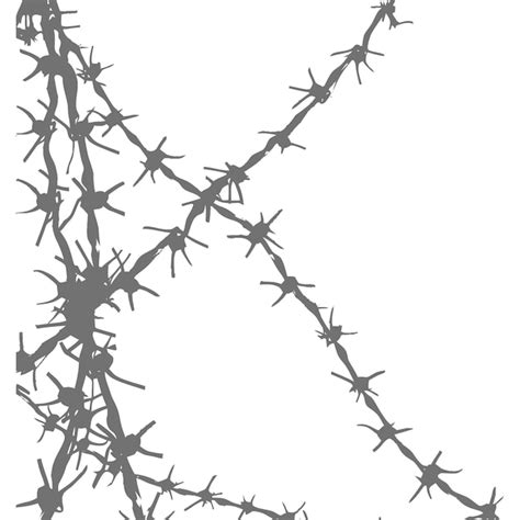 Premium Vector Silhouette Barbed Wire Black Color Only