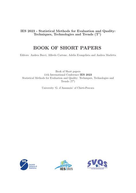 Pdf A Normalization Method For Space Time Analysis Of Evaluation And Quality Indicators